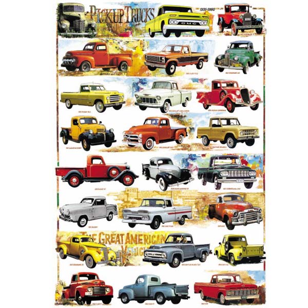 Poster "PICKUP TRUCKS", Posterwissen.de